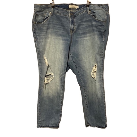 torrid | Jeans | Torrid Boyfriend Fit Jeans Distressed Womens Size 24 ...